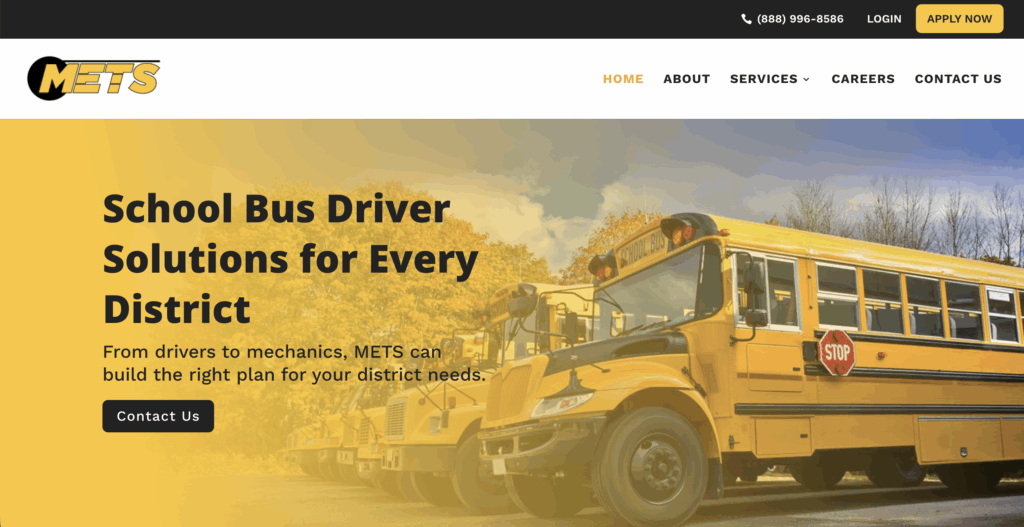 Michigan School Bus Driver Staffing & Training | METS